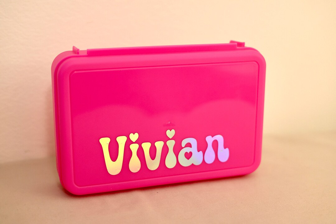 KENZIE Font // Custom Vinyl Name Decal // Vinyl Stickers // Holographic ...