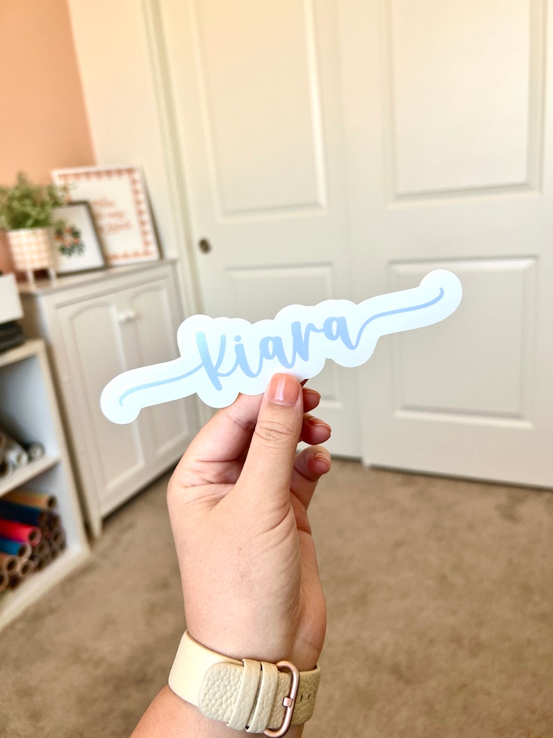 Sadie Font Personalized Name Vinyl Decal // Vinyl Stickers for - Etsy