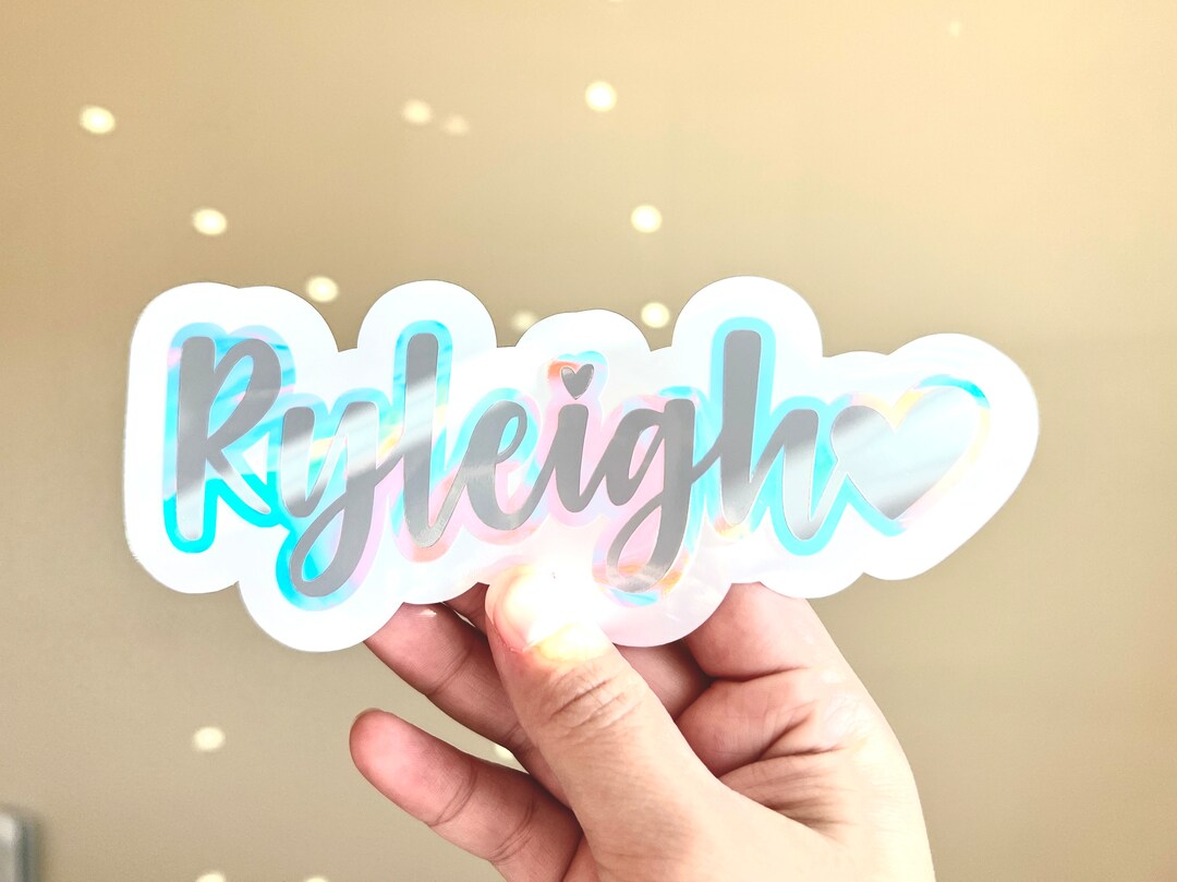 Layered GABI Font Name Decals Personalized Name Vinyl Decal *FREE ...