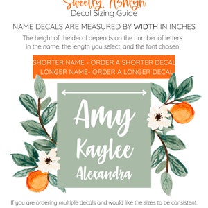 Kayla Monogram // Custom Letter Vinyl Decal // Vinyl Stickers | Etsy