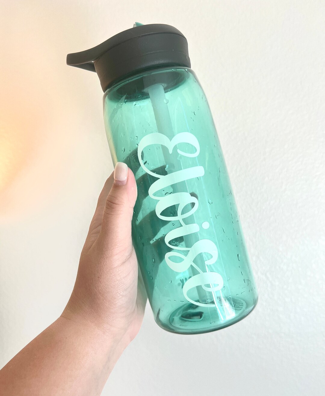 Noella Font // Custom Vinyl Name Decal // Vinyl Stickers // Holographic ...