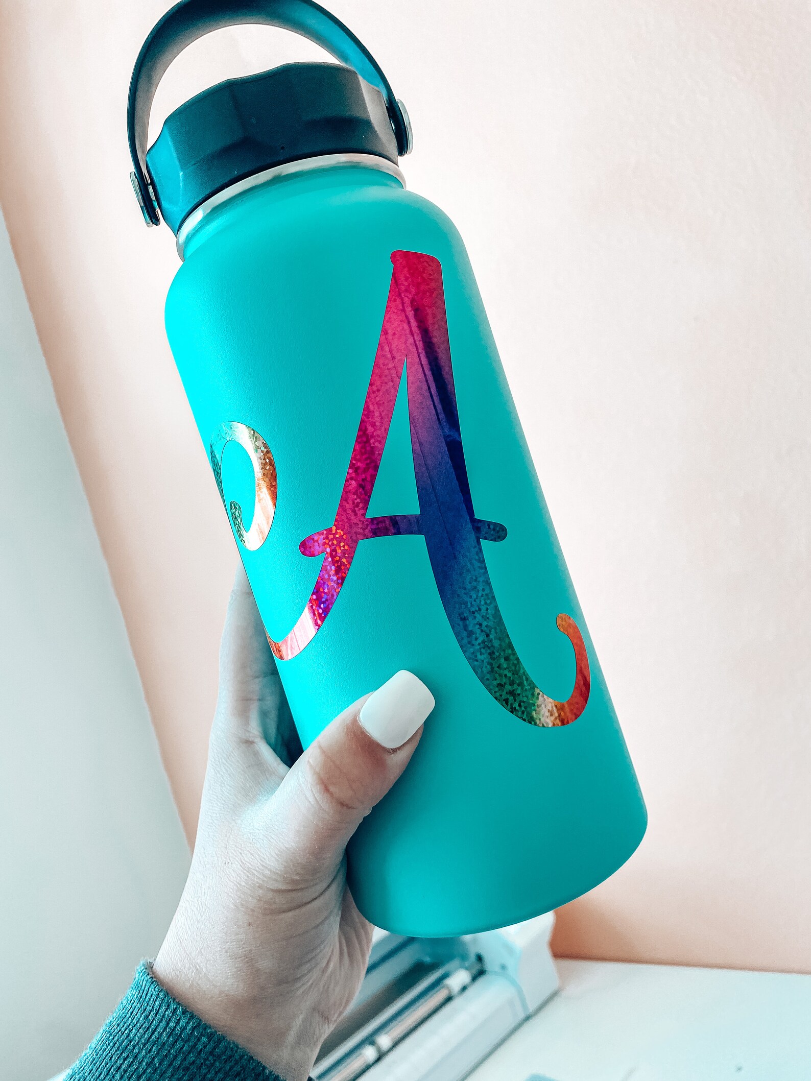 Kayla Monogram // Custom Letter Vinyl Decal // Vinyl Stickers | Etsy