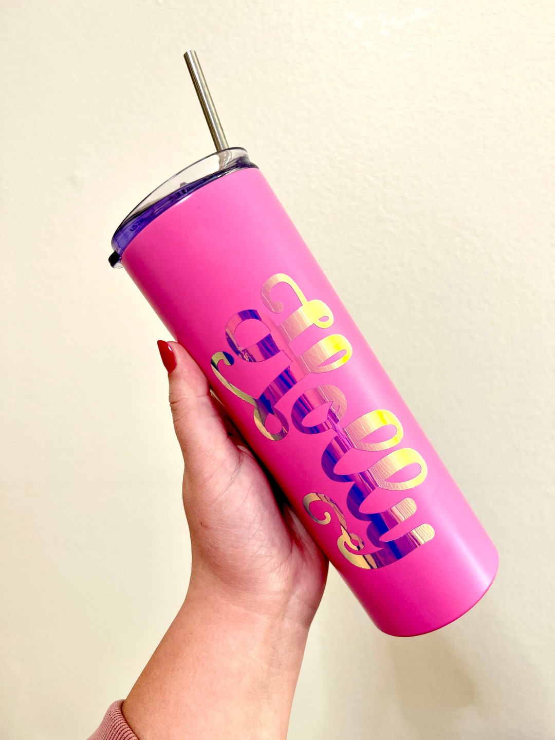 Blair Font // Custom Name Vinyl Decal // Vinyl Stickers // Holographic ...