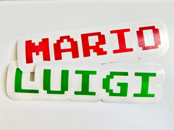 Gamer Font // Custom Vinyl Name Decal // Vinyl Stickers // - Etsy