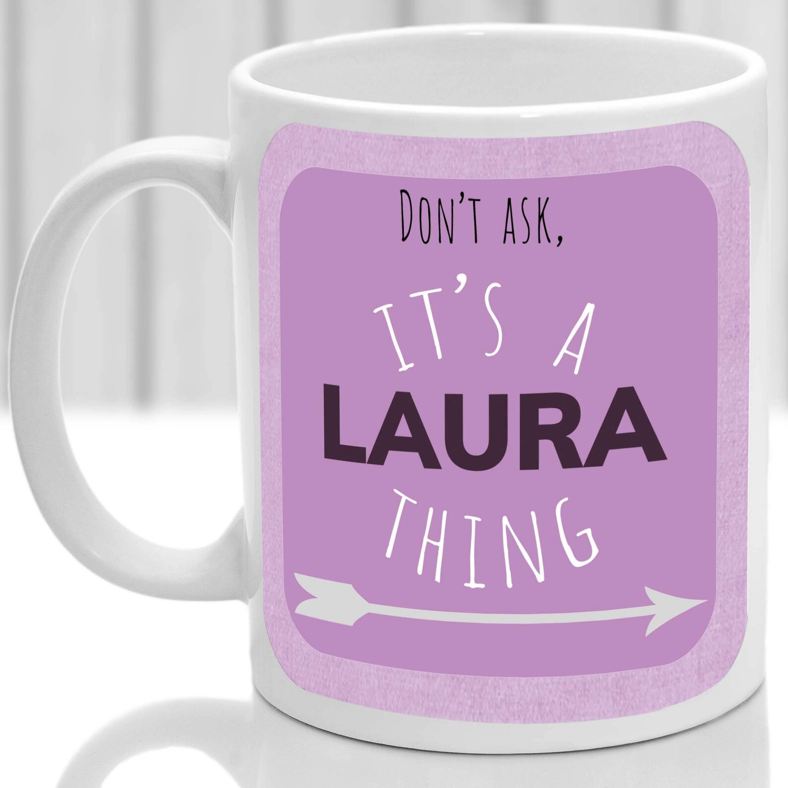 Laura's Mug It's a Laura Thing pink - Etsy