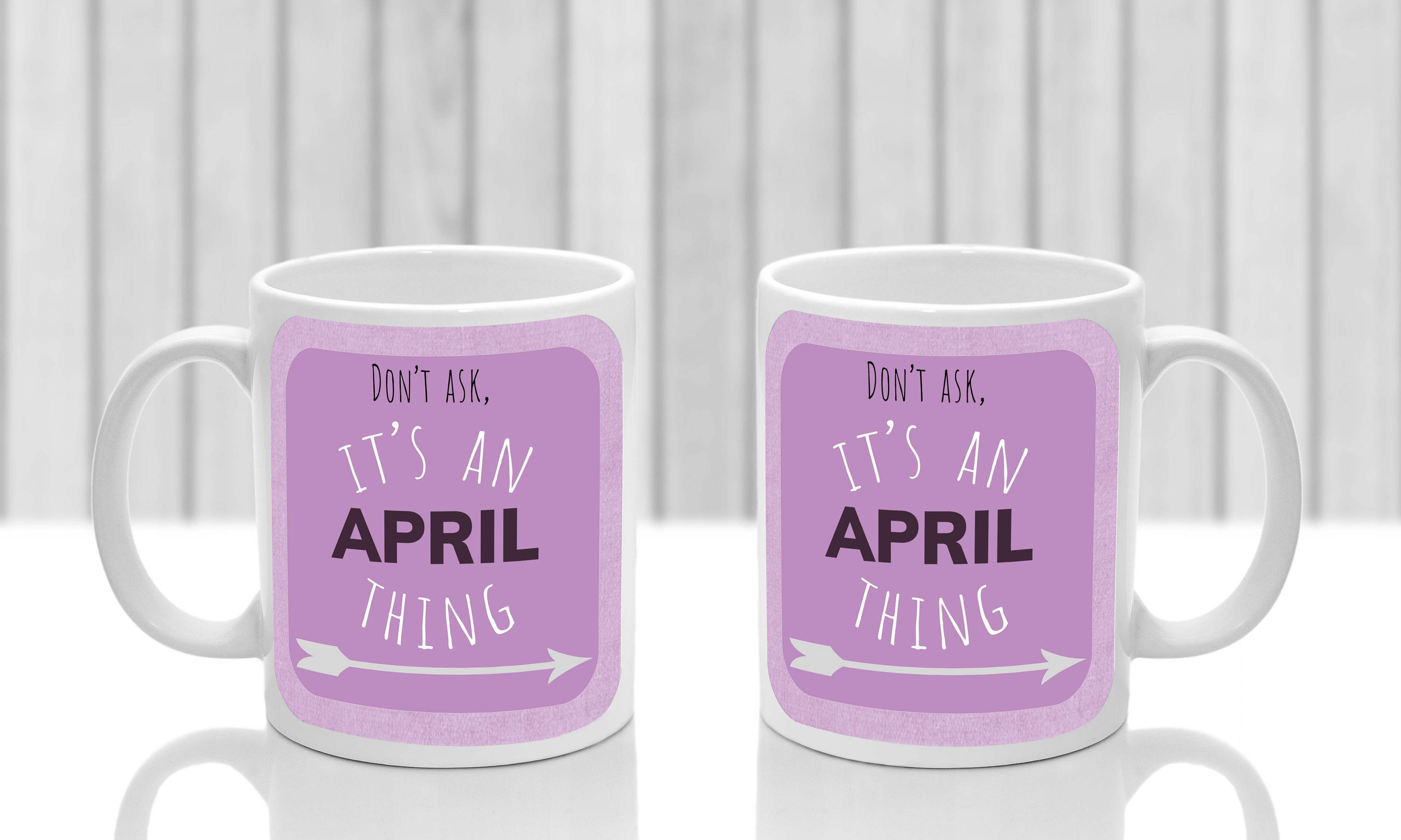 April's Mug, It's an April Thing, (pink) - Etsy UK