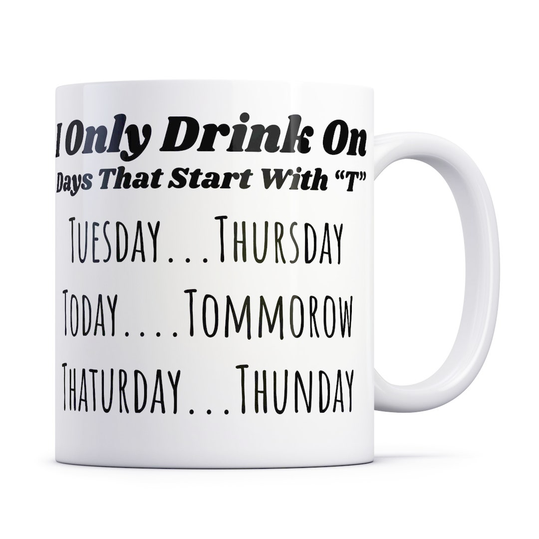 Drinking Addiction Mug. Funny Birthday Present for Someone Who Drinks ...