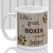 Boxer Dog Mug, Boxer Dog Gift, Ideal Present for Dog Lover - Etsy