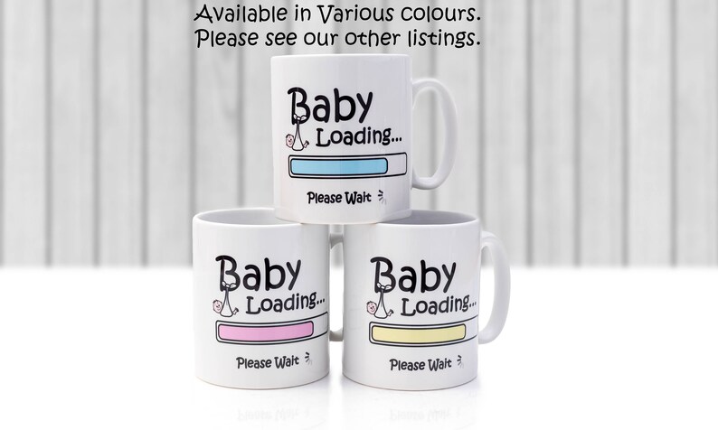 New Mum. Baby Loading Mug Yellow Pregnancy Present or Baby - Etsy