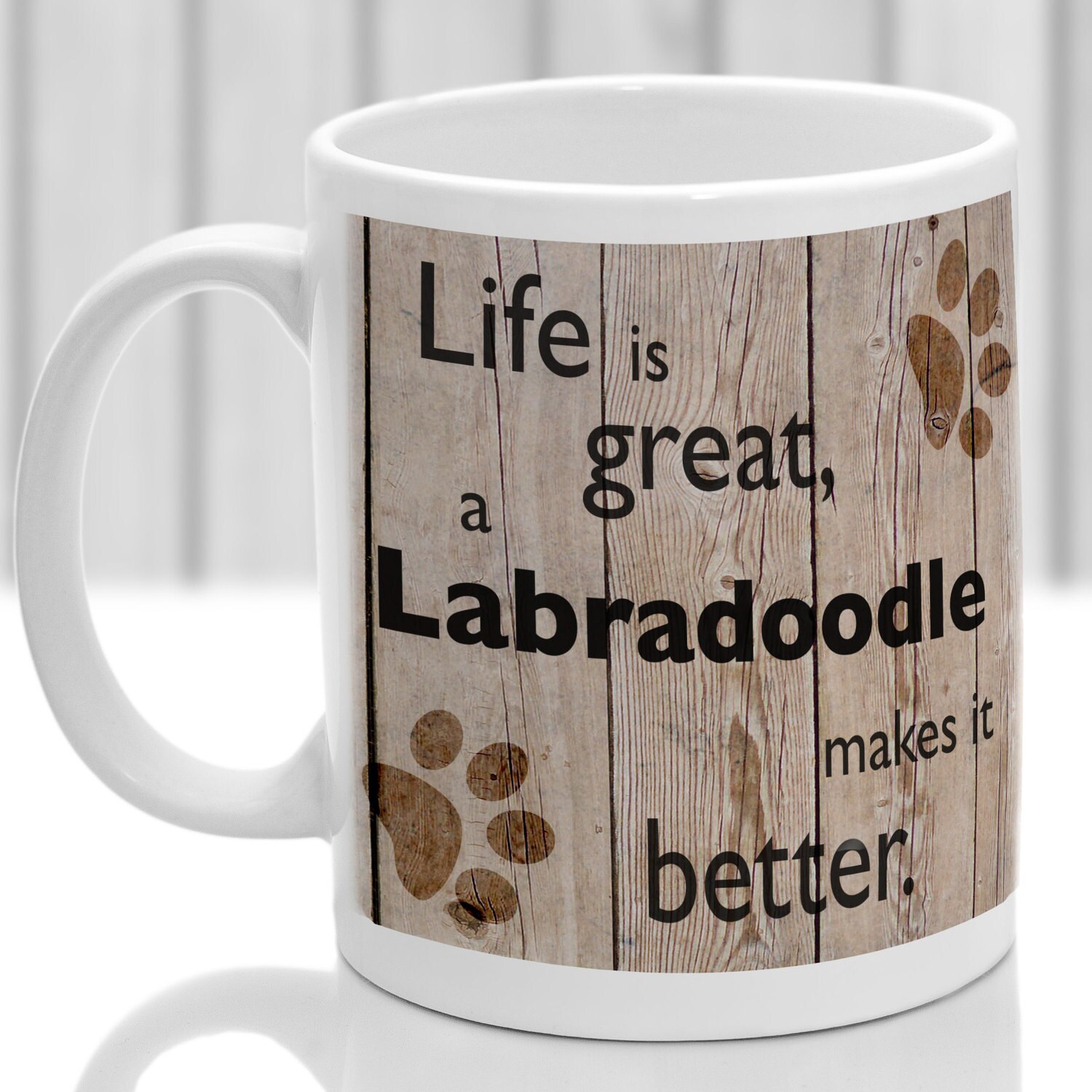 Labradoodle dog mug Labradoodle dog gift dog breed mug | Etsy