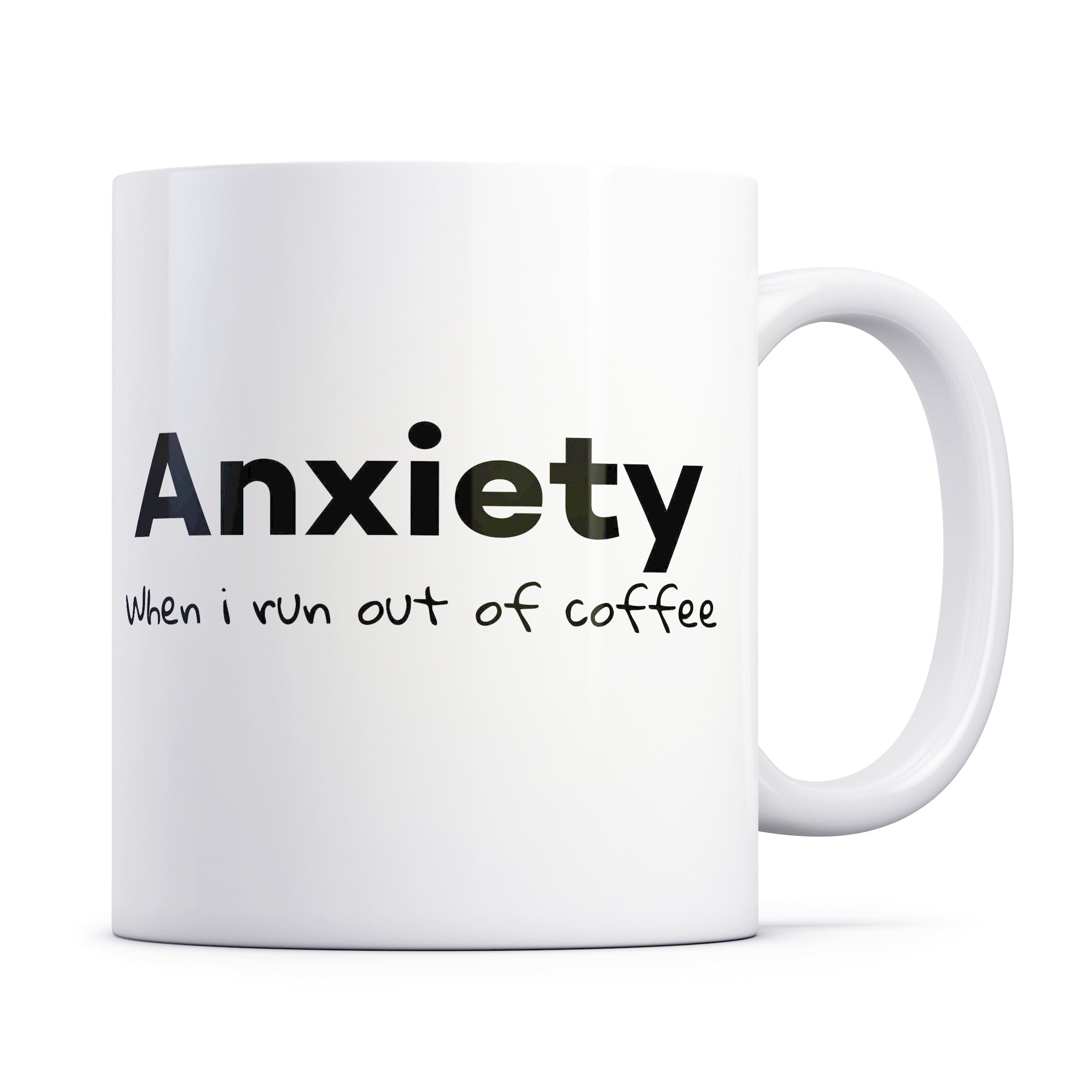 Anxiety Without Coffee Mug. Funny Birthday Present for Someone - Etsy