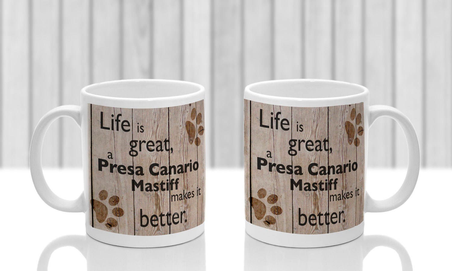 Presa Canario Mastiff Mug, Presa Canario Mastiff Gift, Dog Breed Mug ...