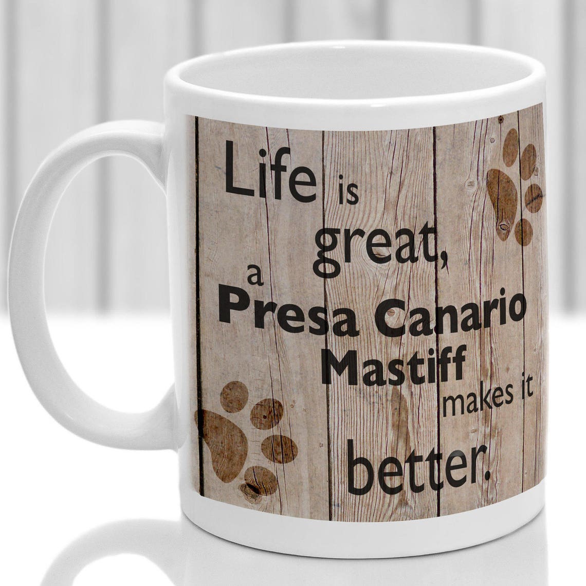 Presa Canario Mastiff Mug, Presa Canario Mastiff Gift, Dog Breed Mug ...