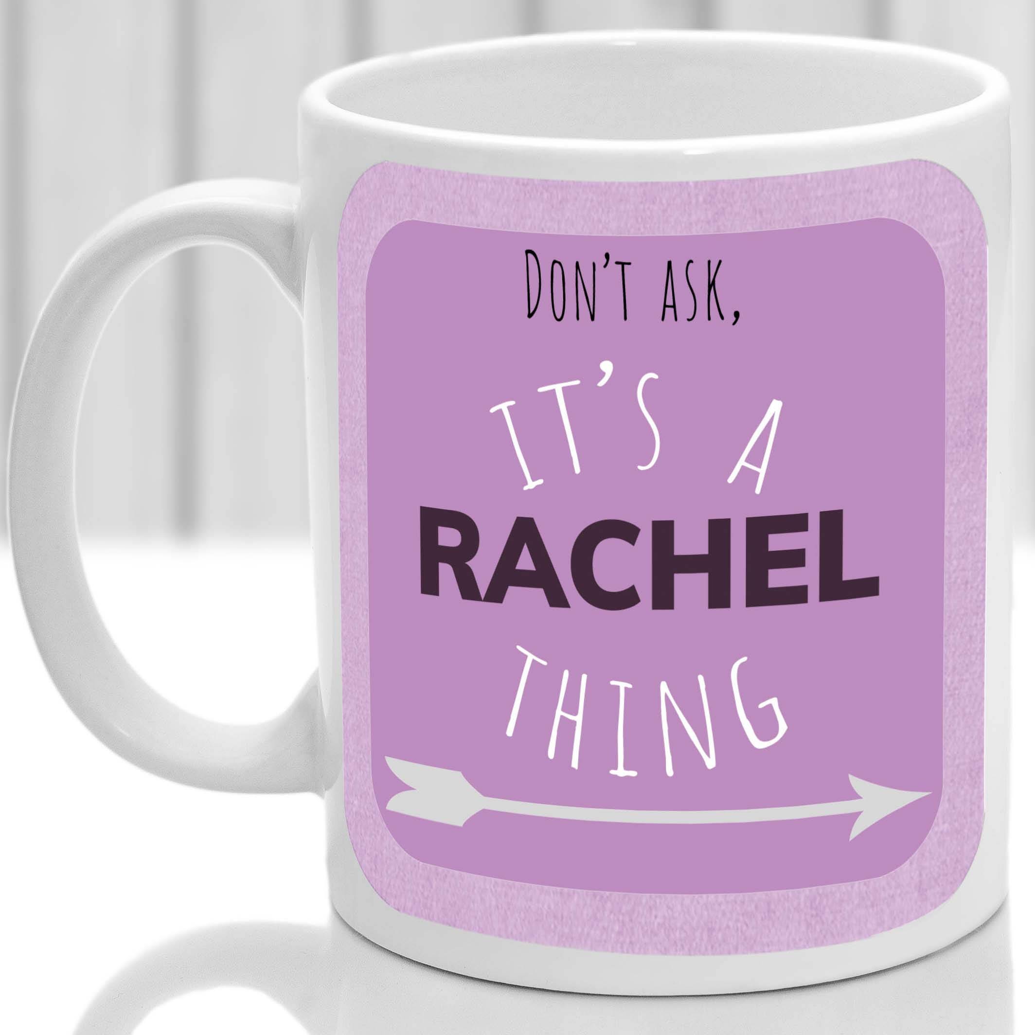 Rachel's Mug, It's a Rachel Thing, pink - Etsy