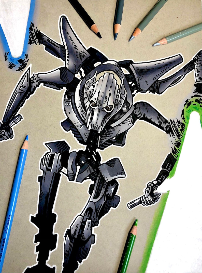 General Grievous / Star Wars Art Print - Etsy