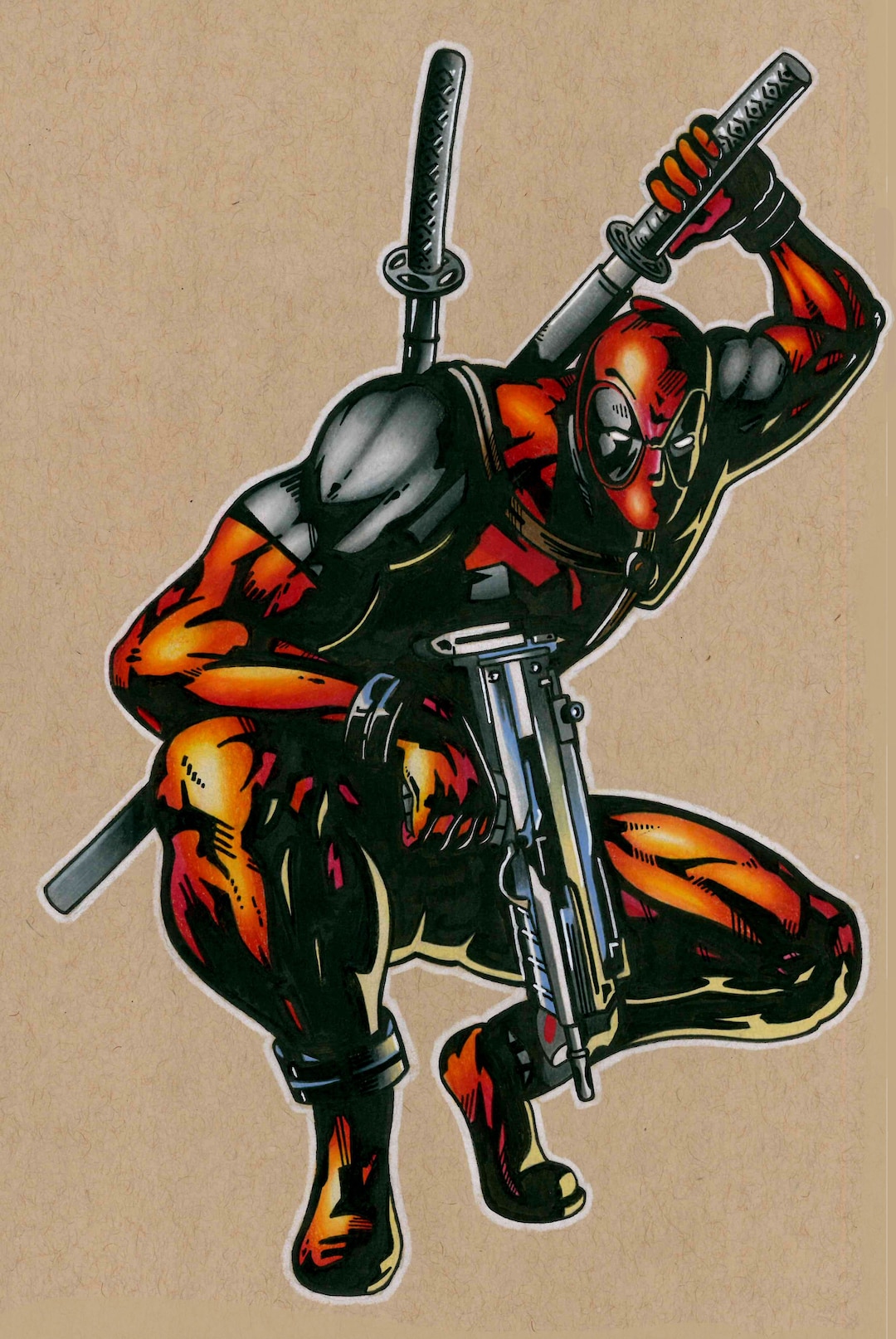 Deadpool Art Print - Etsy