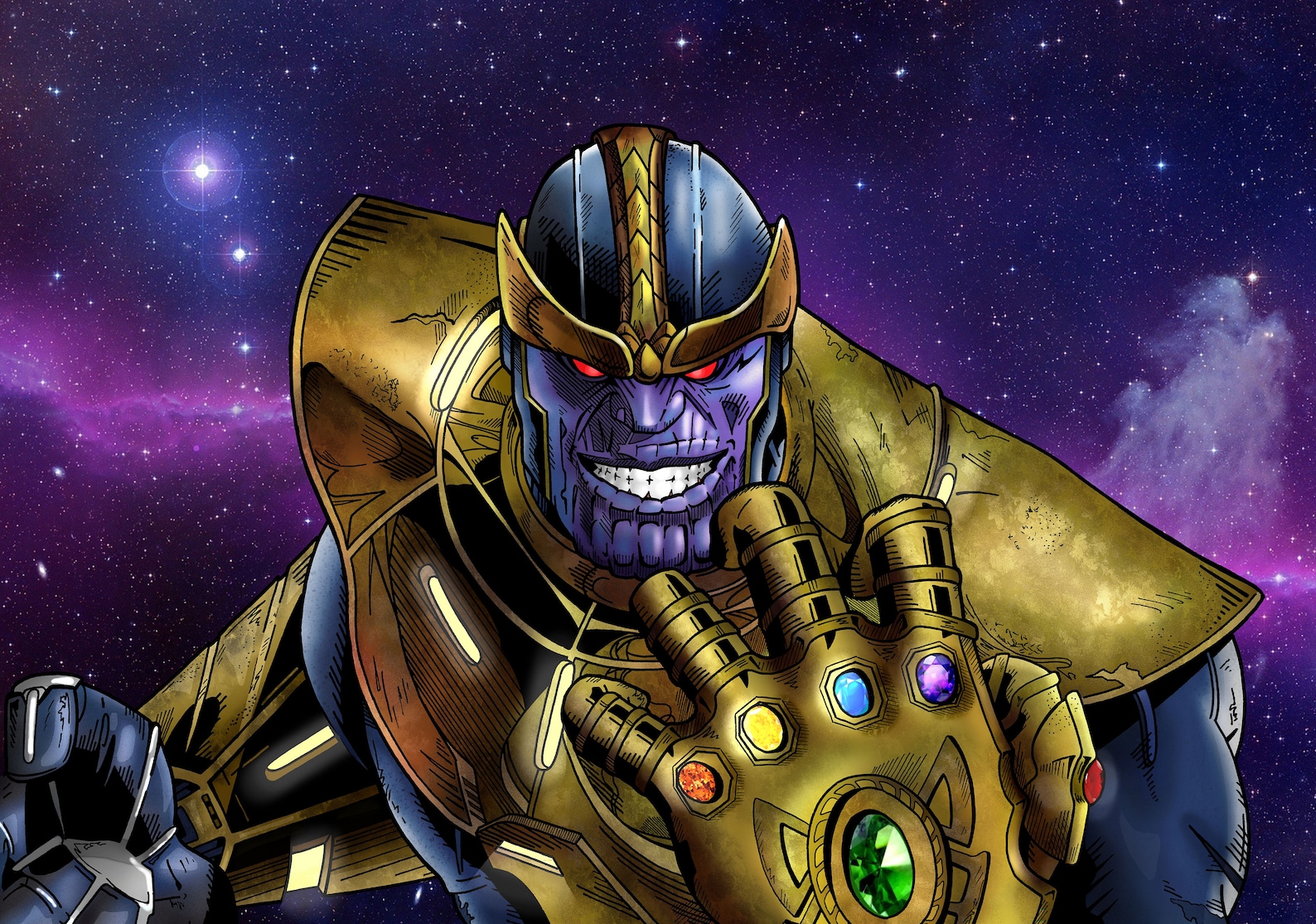 Thanos Art Print - Etsy