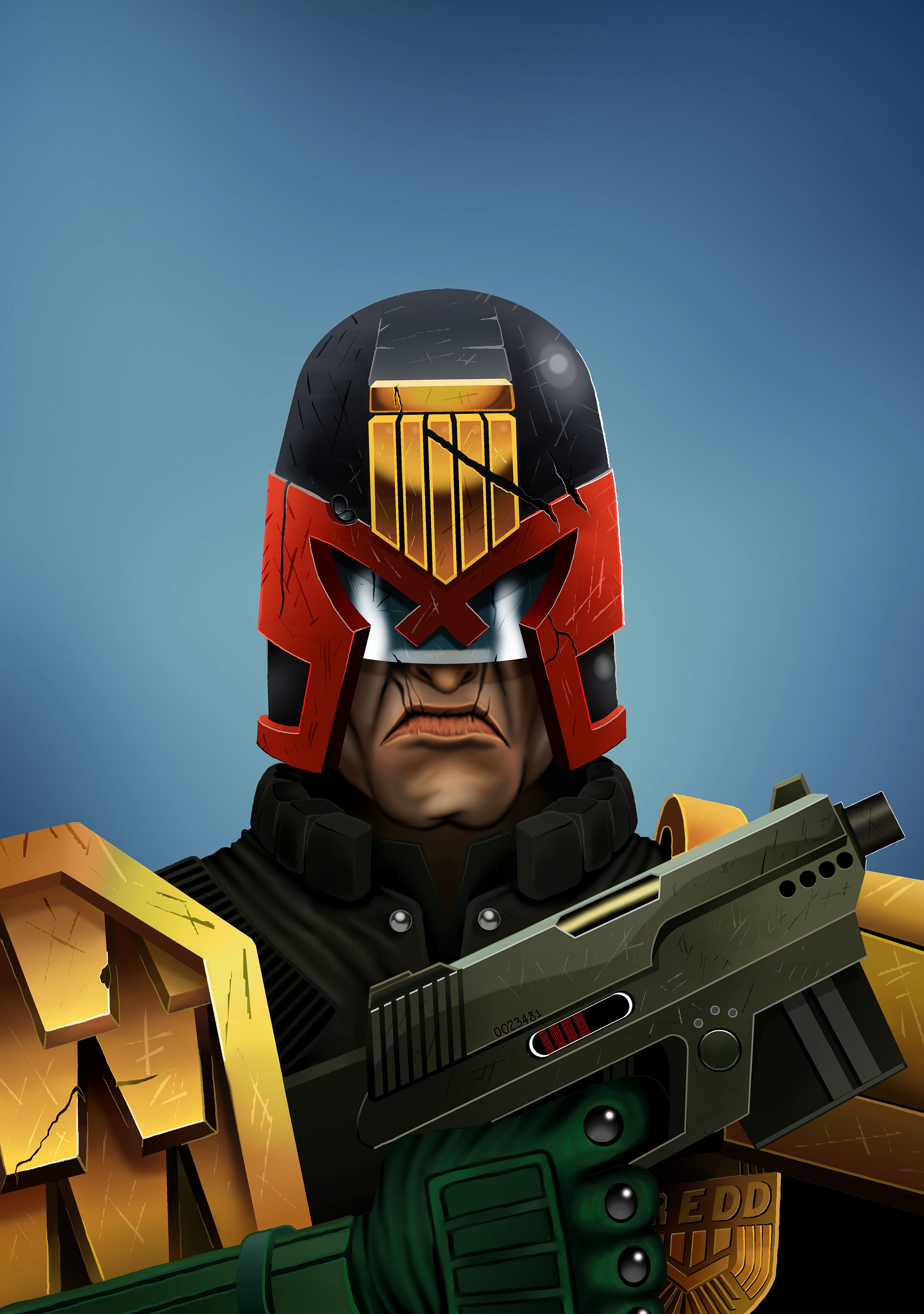 Judge Dredd Art