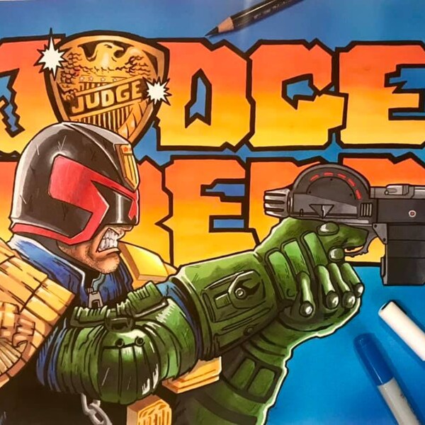 Judge Dredd - Etsy New Zealand