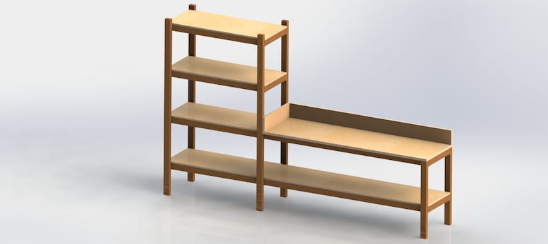 Build Your Own Workbench With This Easy and Detailed - Etsy