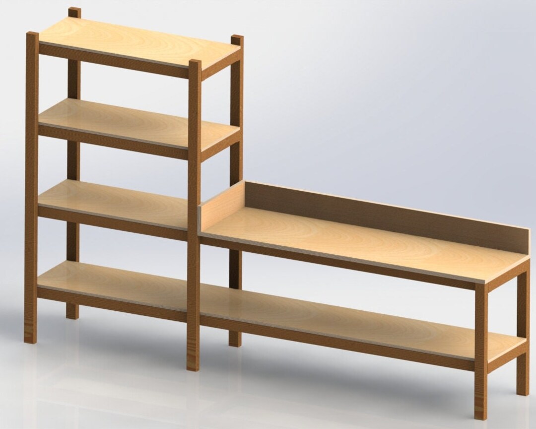 Build Your Own Workbench With This Easy and Detailed Blueprint! - Etsy