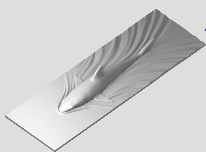 Unique Shark CNC Carving and 3D Printing Model - Instant Download - Etsy