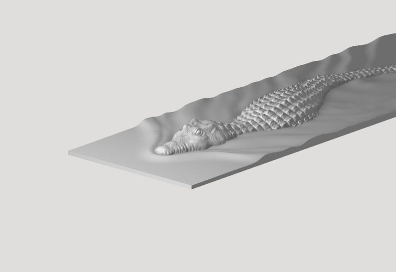 Unique Alligator CNC Carving and 3D Printing Model - Instant Download ...