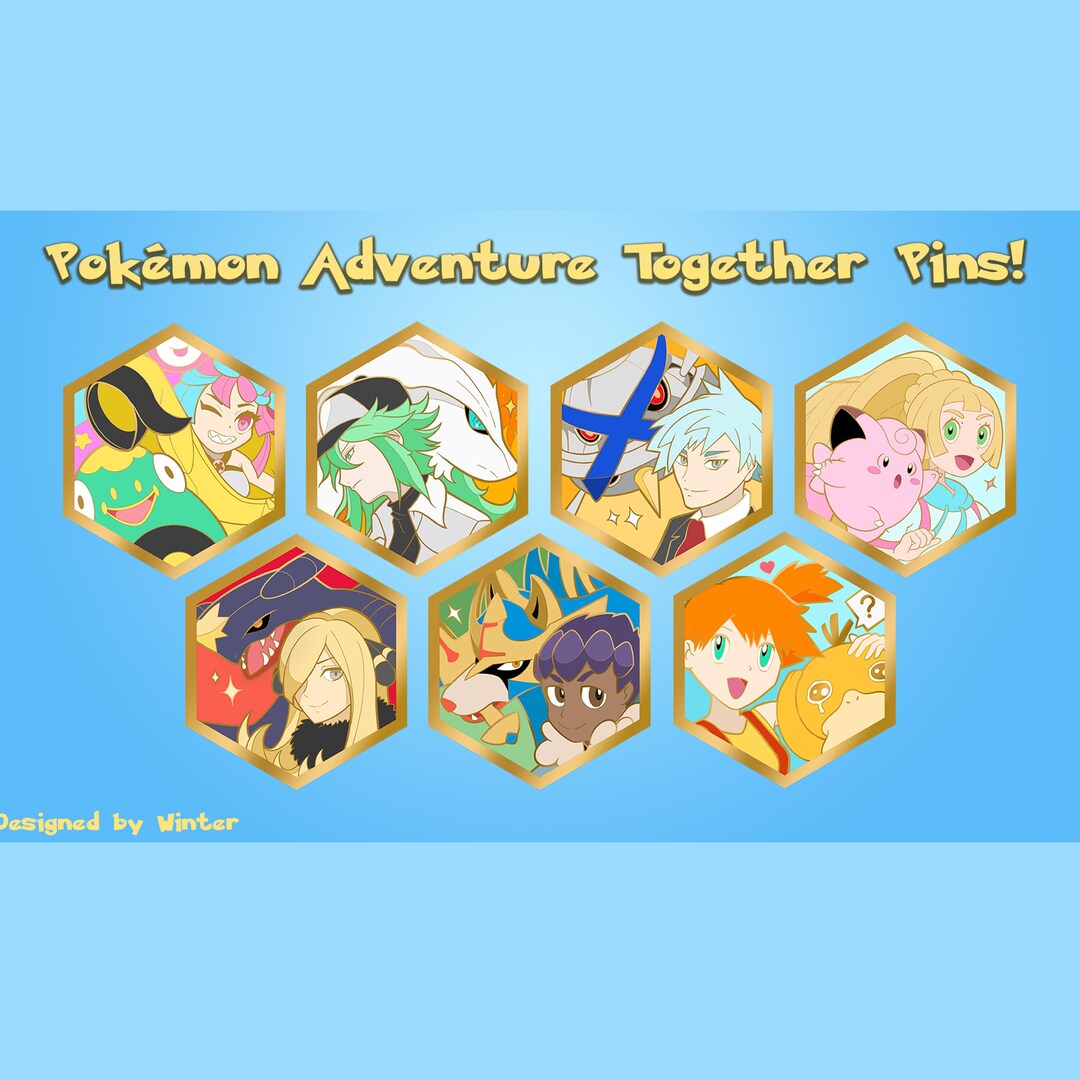 Pokémon Adventure Together Pins - Etsy