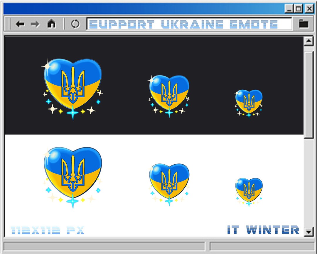 Support Ukraine Emote - Etsy