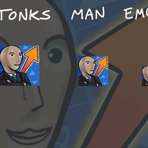Stonks Emote - Etsy