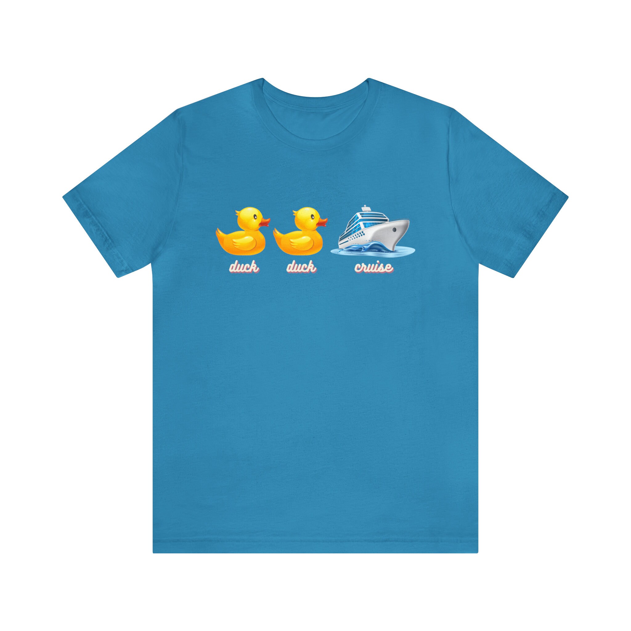 Duck Duck Cruise Shirt, Funny Cruise T-shirt, Funny Cruise Gift, Family ...
