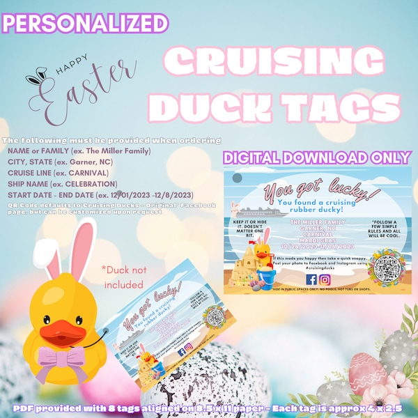 Easter Tags - Etsy