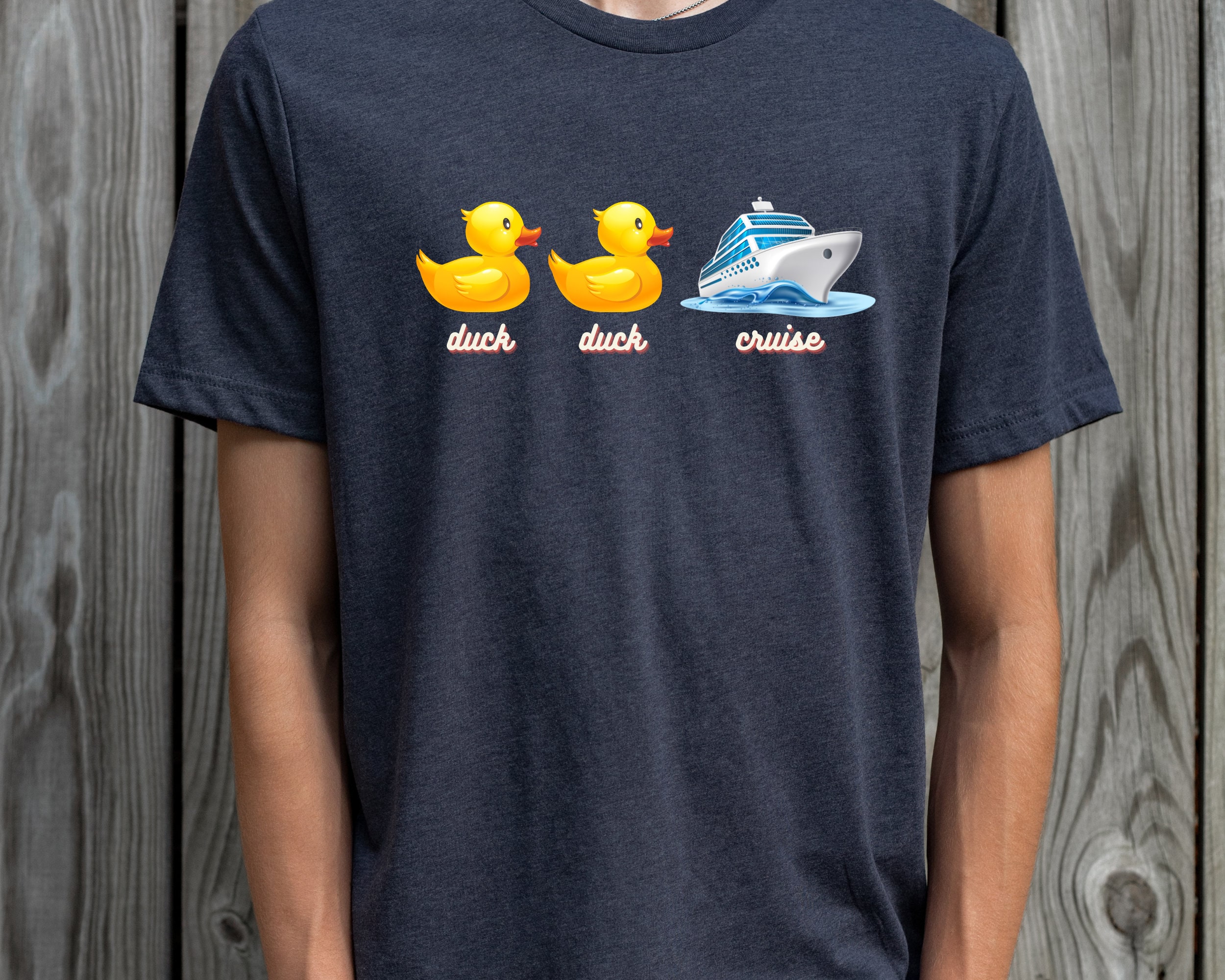 Duck Duck Cruise Shirt, Funny Cruise T-shirt, Funny Cruise Gift, Family ...