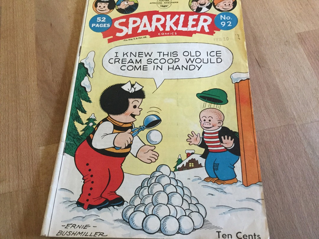 Sparkler No 92 1949 Ernie Bushmiller United Features Nancy Tarzan ...