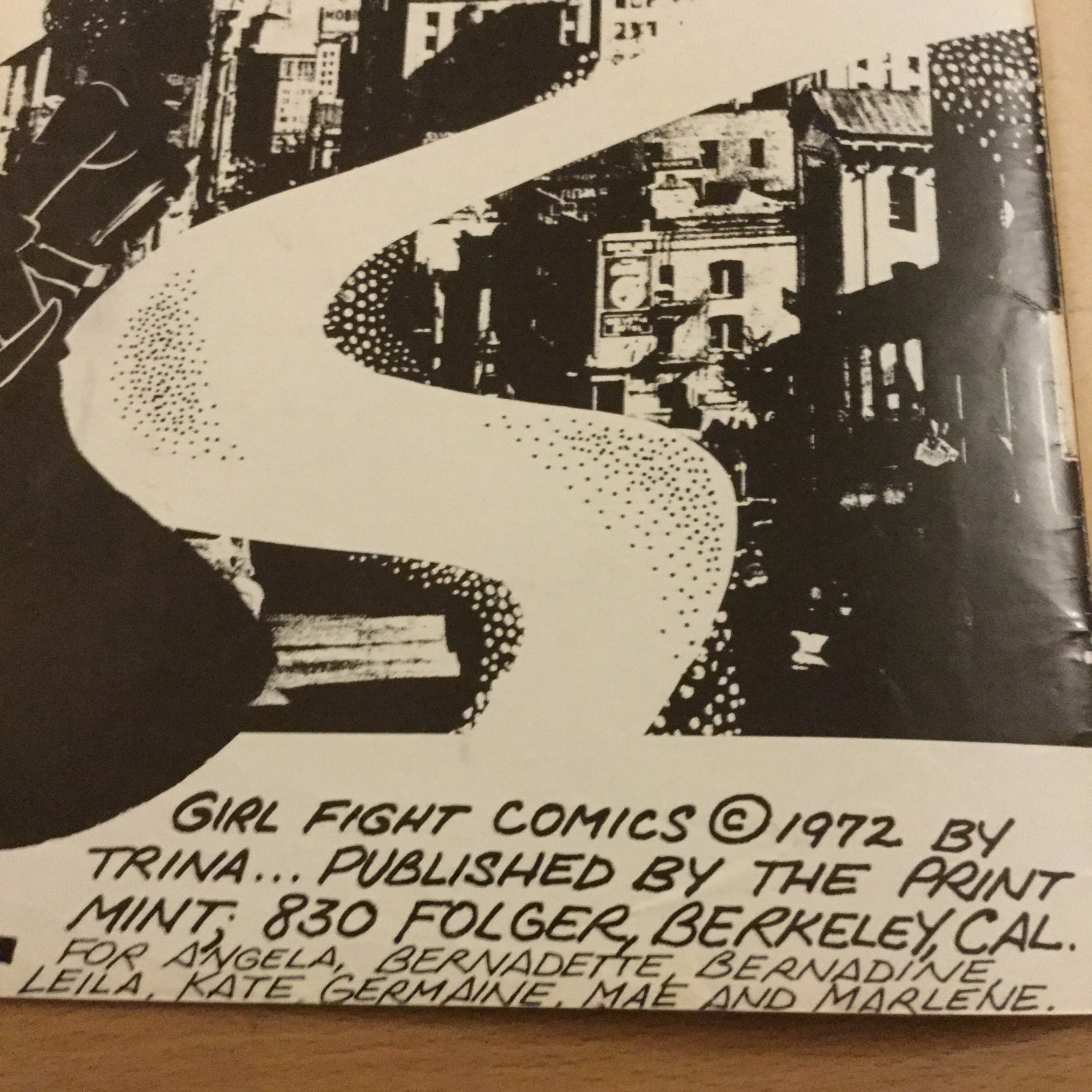 Girls Fight Comics by Trina 1972 the Print Mint 50 Cent Cover - Etsy