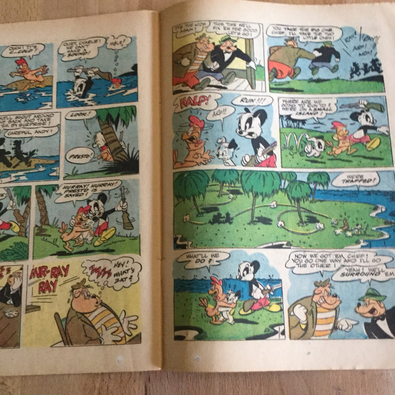 Andy Panda by Walter Lantz Police Pup 1949 No.216 Dell - Etsy