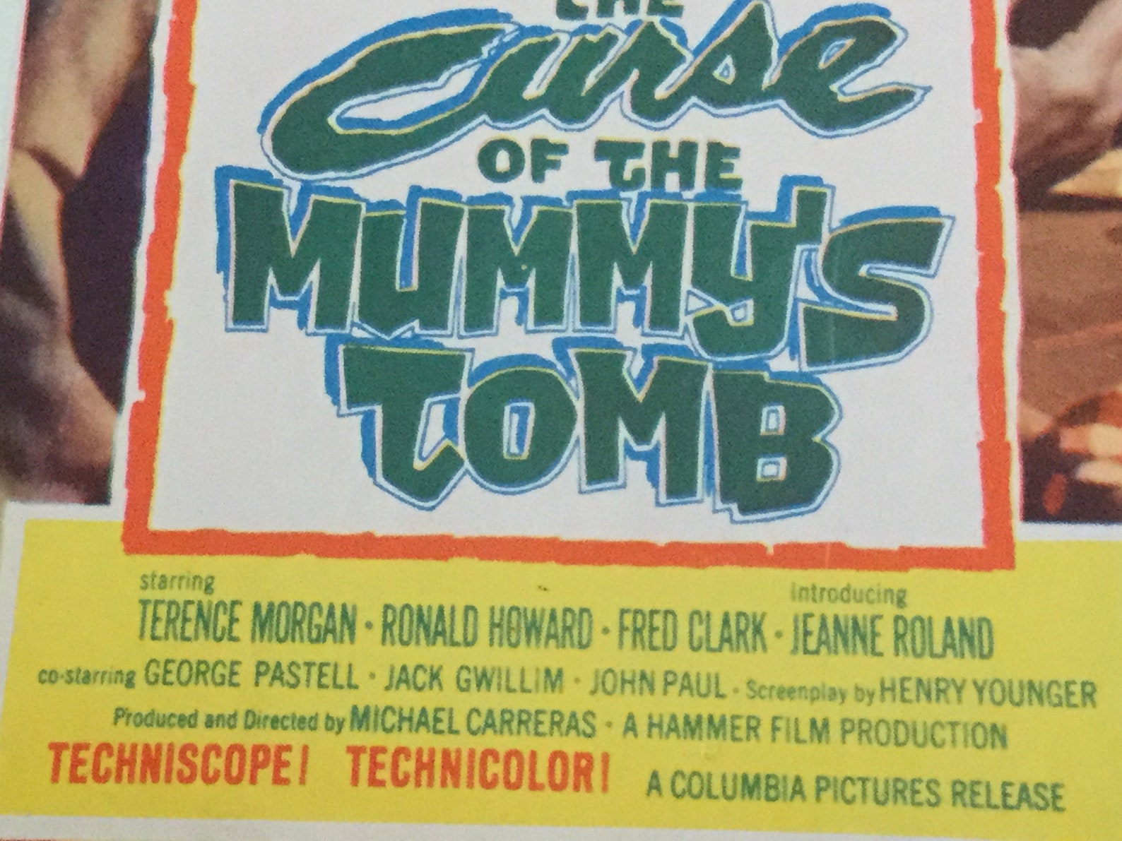 The Curse of the Mummys Tomb 1964 UK Cult Classic - Etsy UK