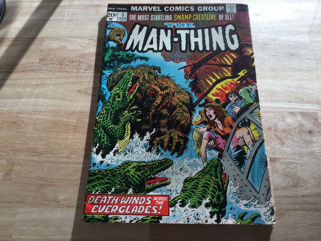 Man Thing Vol 1 no 3 1974 Marvel Comics - Etsy 日本