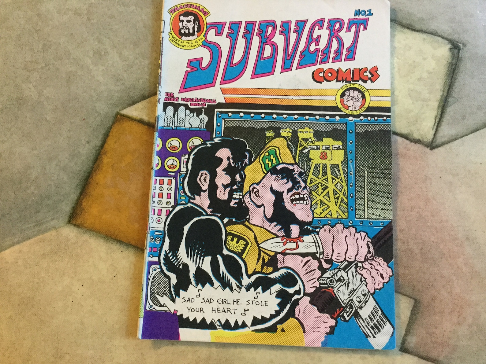 Subvert Comics No 1 Spain Rodriguez 1970 Trashman Beginnings - Etsy