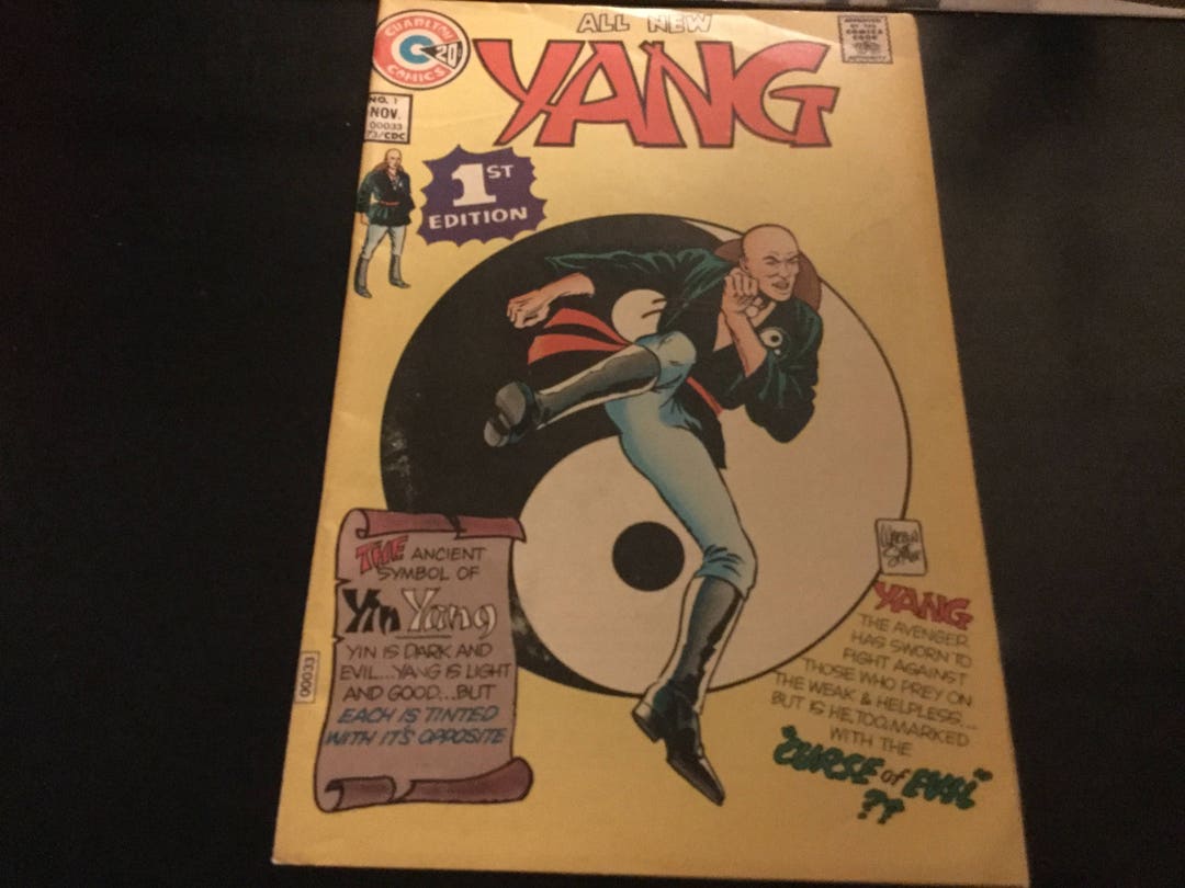 Yang Comic Vol1 No 1 Charlton Publications November 1973 - Etsy