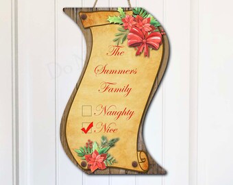 Santa List Scroll - Etsy