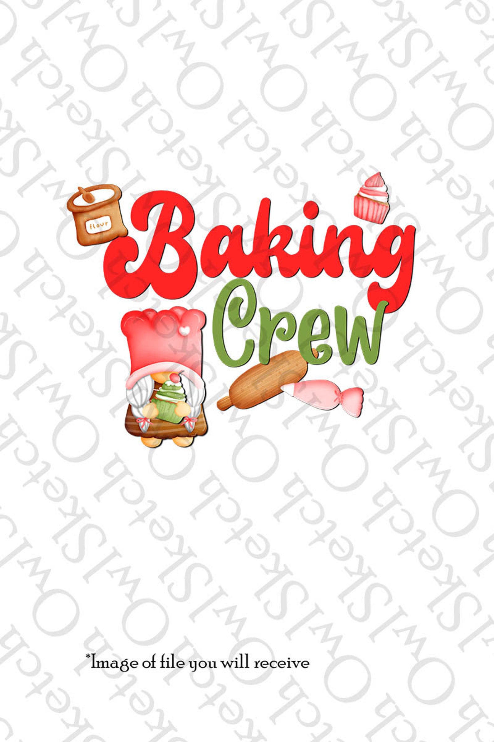 Sublimation Apron Design, Baking Apron, Baking Crew, Apron, 12x12 ...