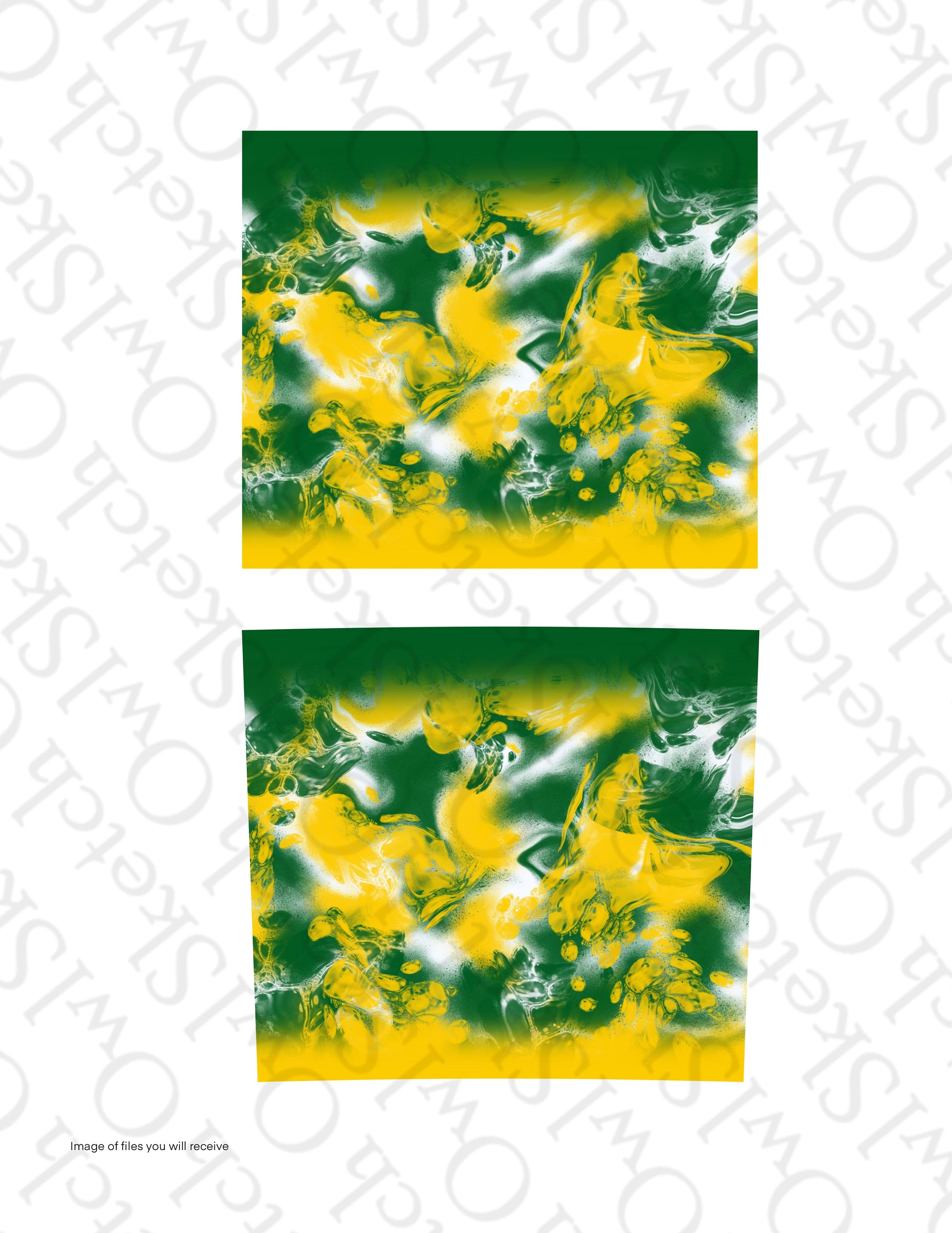 Dark Green and Gold School Colors Tumbler Design, Tumbler Design ...