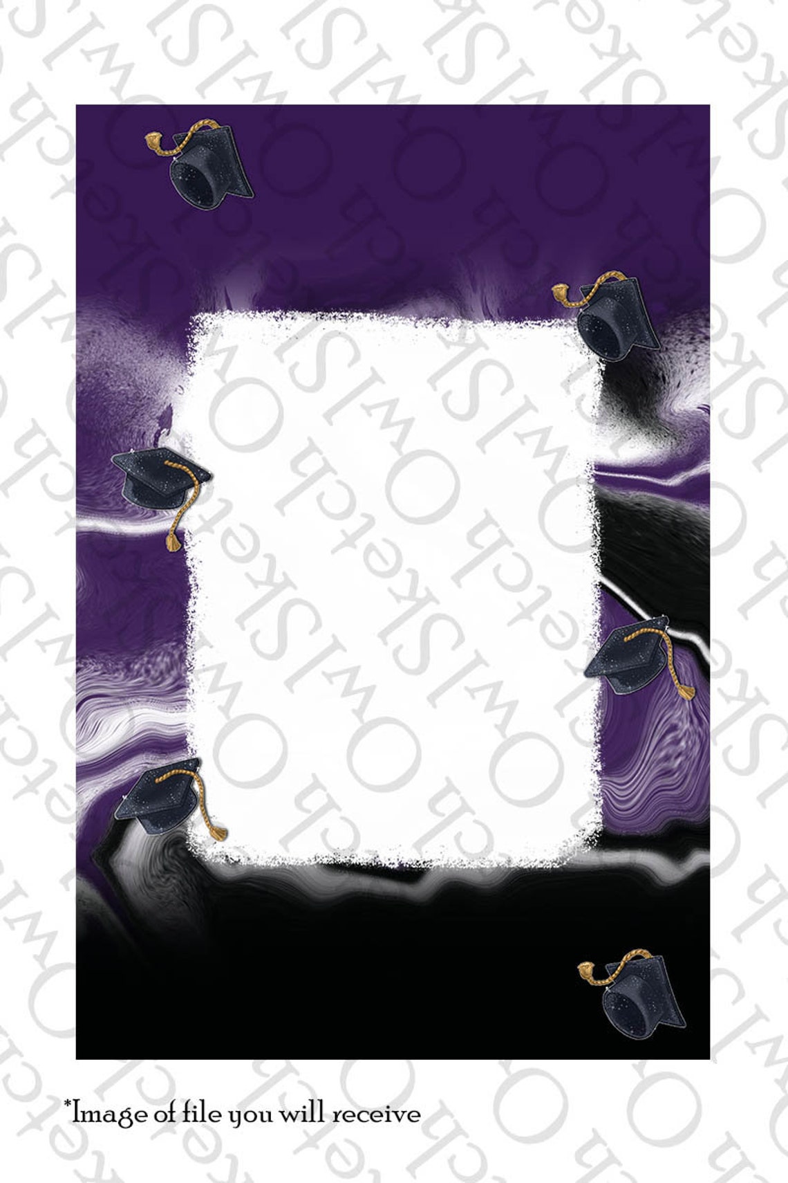 Purple and Black School Colors Garden Flag, 12x18 Flag, Graduation Flag ...