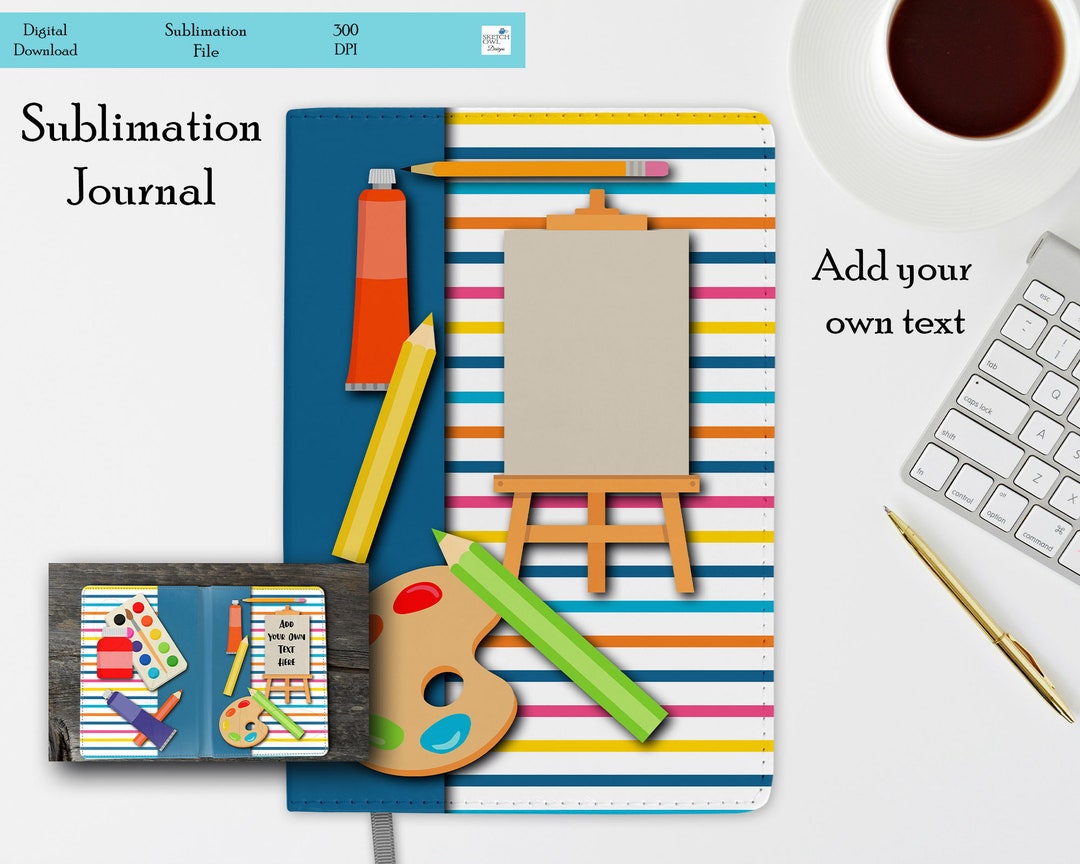 Sublimation Journal, Cute Kids Journal, Make Your Own Journal, Drawing ...