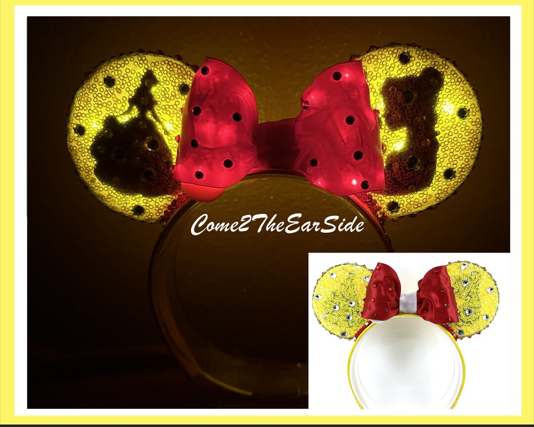 Belle, Mickey, Bedazzled, Minnie, Mouse Ears,bedazzled Mickey Ears ...