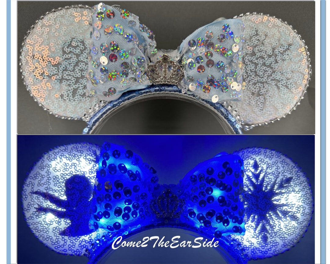 Elsa Mickey Ears,elsa Minnie Ears,frozen Mickey Ear,frozen Minnie Ears ...