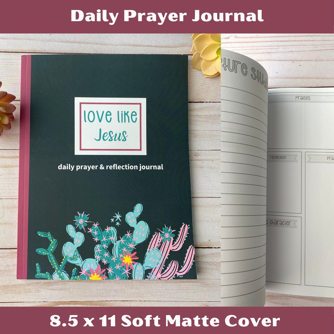 Christian Bible Daily 4 Month Prayer Journal Scripture Reflection - Etsy