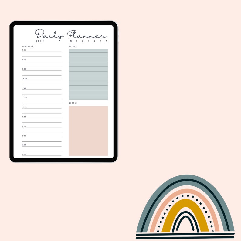 Daily Planner, Weekly Planner, Monthly Planner, Planner Bundle ...