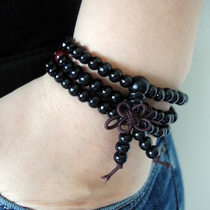 Mala Bead, 108 Mala Beads, Mala Bracelet, Sandalwood Mala, Buddhist ...